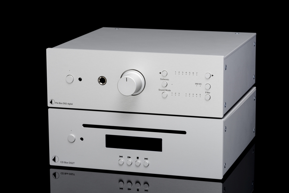 ProJect CD Box DS2T, CD-transport silver Pro-Ject | Spelare | Ljudfokus.se